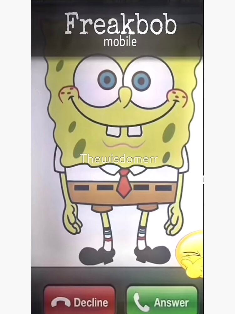 "Freakybob" Sticker for Sale by Thewisdomerr | Redbubble