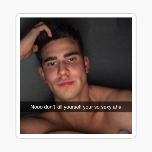 "Ur so sexy aha" Sticker for Sale by Couturist | Redbubble