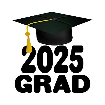 "Class of 2025 Graduation Cap" Sticker for Sale by Gravityx9 | Redbubble