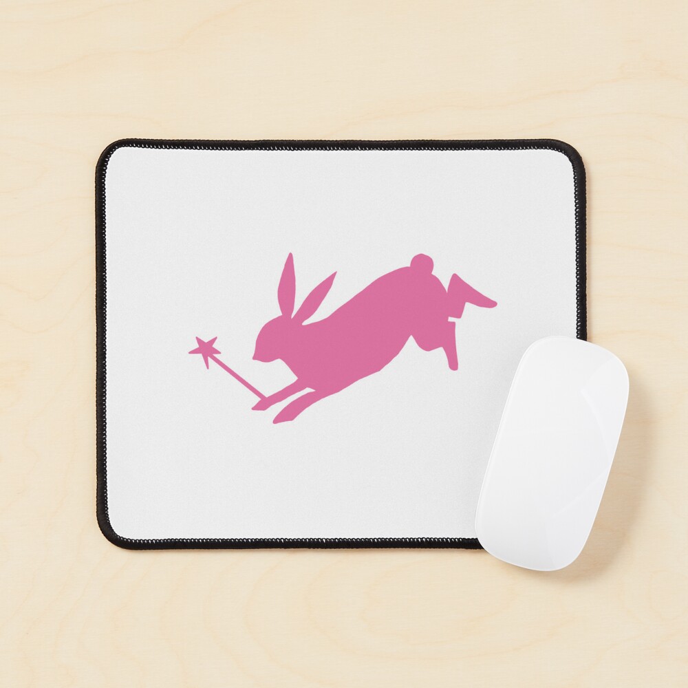"Wand and a Rabbit Pink" Sticker for Sale by aestheticqueen | Redbubble