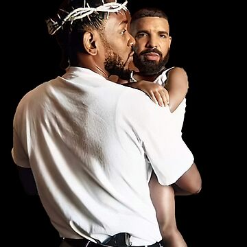 "Kendrick Lamar Holding Baby Drake" Sticker for Sale by YaraSlidin ...