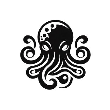 "Simple Maori Octopus" Sticker for Sale by Anifone | Redbubble