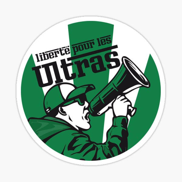 " ultras magic fans Saint Etienne" Sticker by Muss 86 | Redbubble