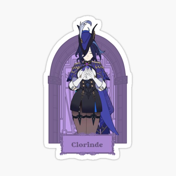 "Clorinde Genshin impact" Sticker by SAN- | Redbubble