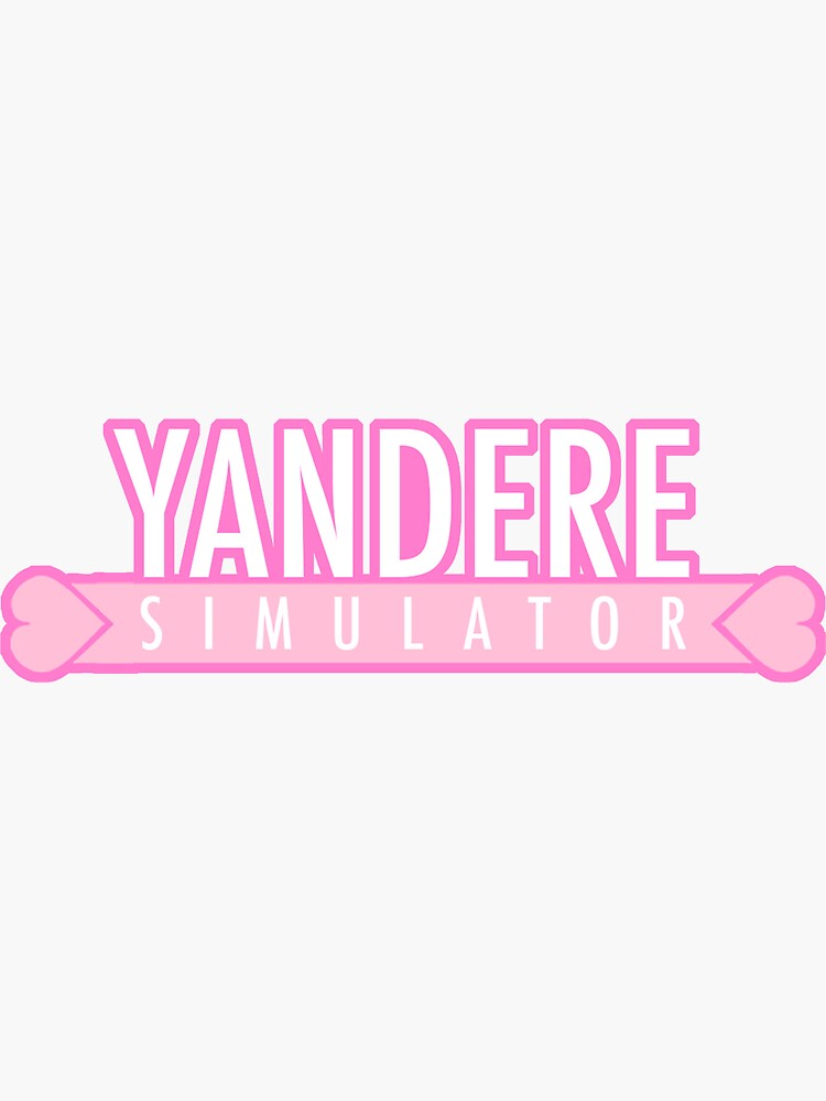 "Yandere Simulator Logo" Sticker for Sale by Zomaeda | Redbubble