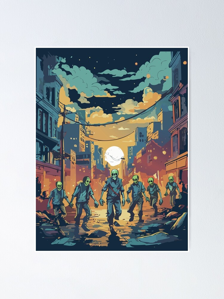 "Zombie apocalypse" Poster for Sale by livvestudio | Redbubble