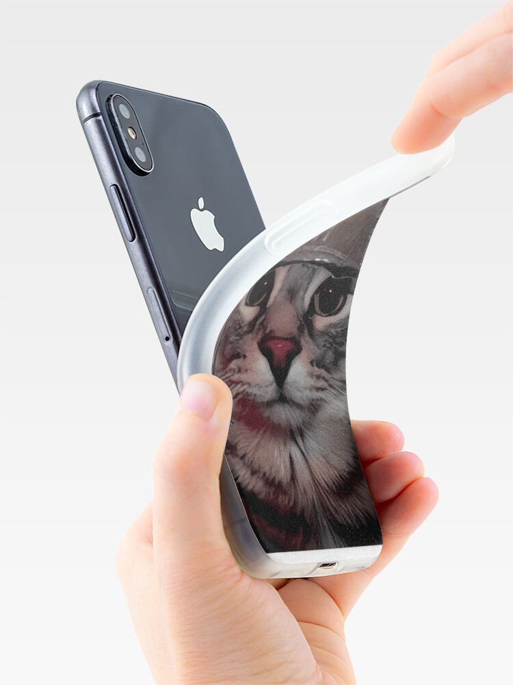 "War Cat - Thousand Yard Stare Meme" iPhone Case for Sale by ArtByDall | Redbubble