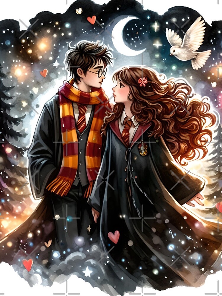 "Harry and Hermione fan art" Samsung Galaxy Phone Case for Sale by ...
