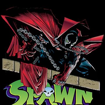 "SPAWN" Sticker by AvalonTshirts | Redbubble