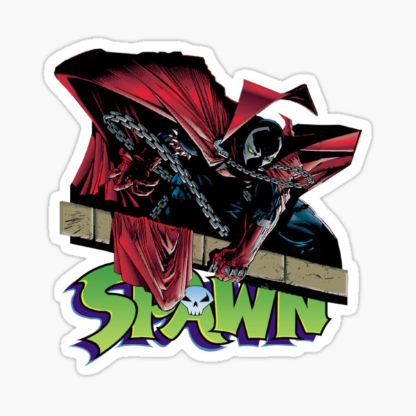 "SPAWN" Sticker by AvalonTshirts | Redbubble