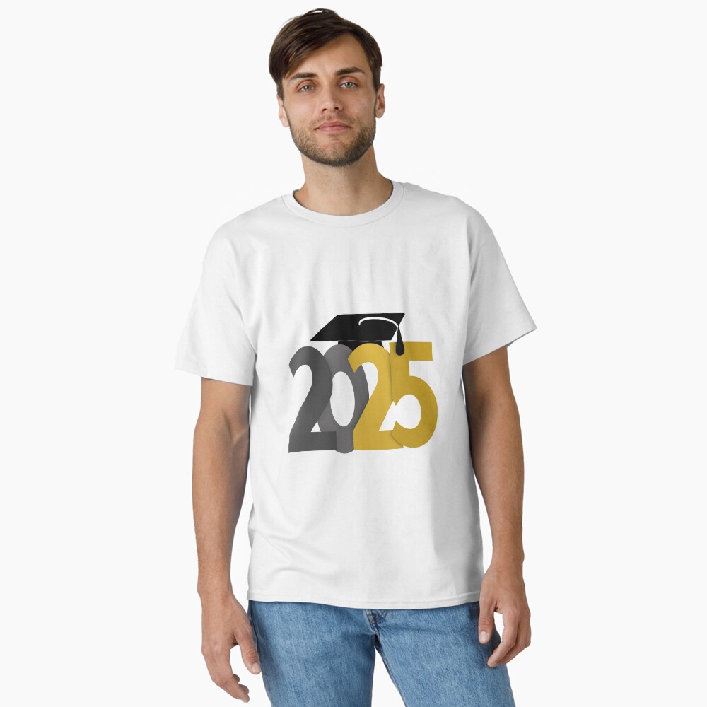"Bold Gold Class of 2025 Grad Cap" Sticker for Sale by Gravityx9 ...
