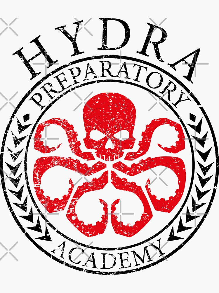 "HYDRA School Logo" Sticker by GraphicBazaar | Redbubble