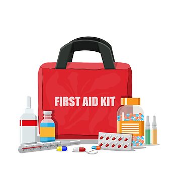 "First aid kit " Sticker for Sale by Sophishop | Redbubble