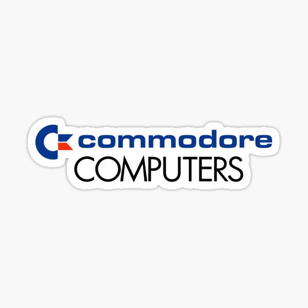 "Commodore Computers - Version 2" Sticker for Sale by ABSTRACT-IVISM ...