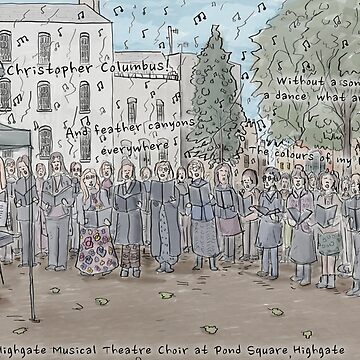 "Highgate Musical Theatre Choir at Pond Square , Highgate , London ...