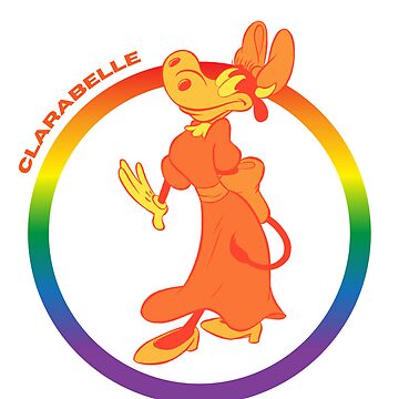 "Clarabelle Cow - Pride Edition" Sticker for Sale by magicandmickey ...