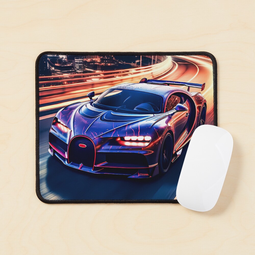 "Bugatti Chiron Pur Sport Hypercar In Modern City With Blinding Lights ...