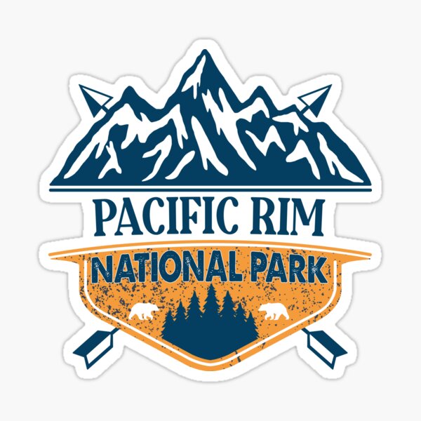 "Pacific Rim National Park" Sticker for Sale by graphic-map | Redbubble