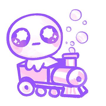 "Autism Creature - Train" Sticker for Sale by MagentaSnail | Redbubble