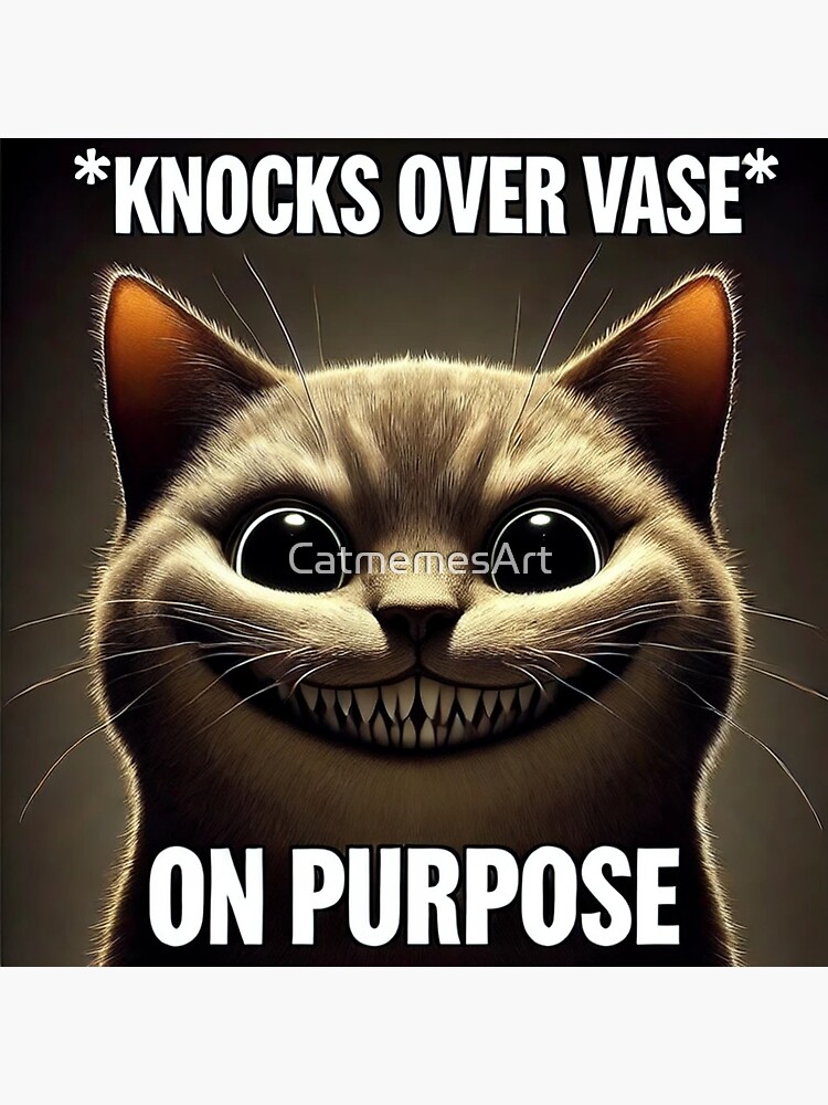 Evil Cats Memes Cat Meme Fabric, Wallpaper And Home Decor