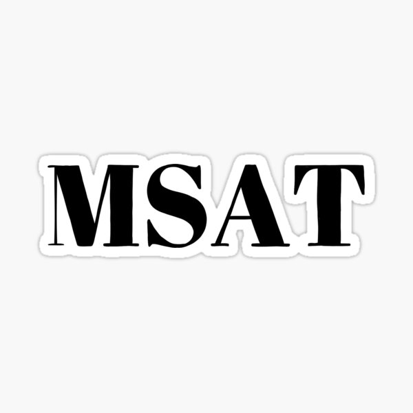 "MSAT" Sticker for Sale by Lilbluey | Redbubble
