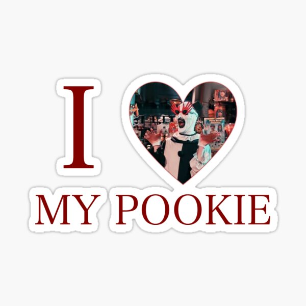 "The terrifier art the clown POOKIE " Sticker for Sale by STAYOKBRAND ...