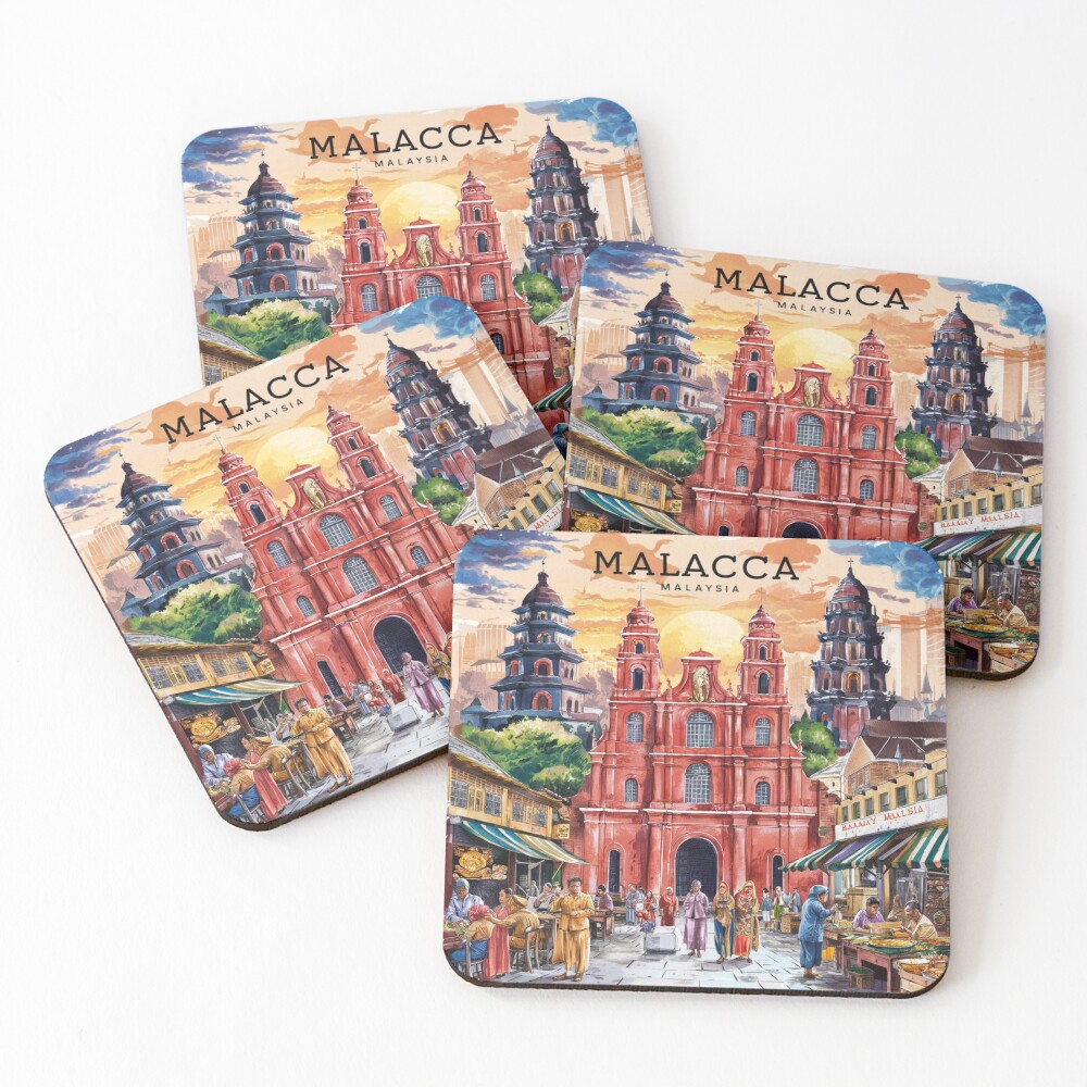 "Malacca,Malaysia" Sticker for Sale by JaksaDesignHub | Redbubble