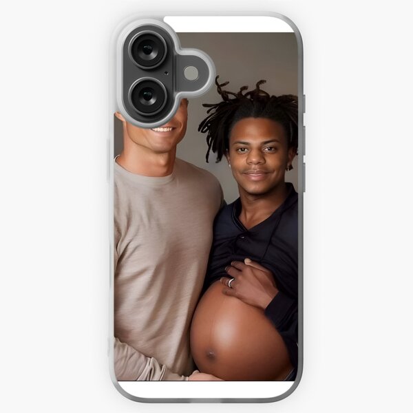 "Cristiano Ronaldo and IShowSpeed pregnant." iPhone Case by javiixuuuu | Redbubble