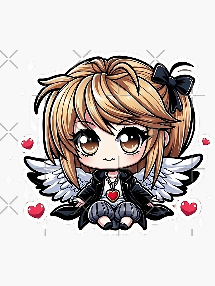 "Chibi Misa Amane" Sticker for Sale by StickersNPeels | Redbubble
