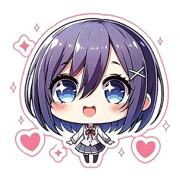 "Chibi Touka" Sticker for Sale by StickersNPeels | Redbubble