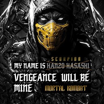 Scorpion Mk Quotes Mortal Kombat Scorpion Cool Art Wallpaper, HD Games