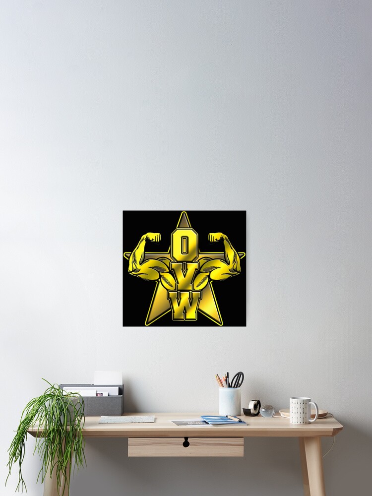 "Old OVW logo" Poster for Sale by IrishWhipMedia | Redbubble