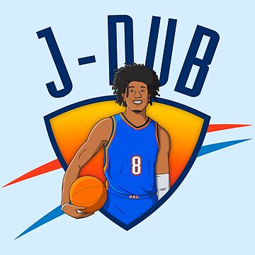"J Dub - Jalen Williams - Oklahoma City Basketball" Sticker for Sale by ...