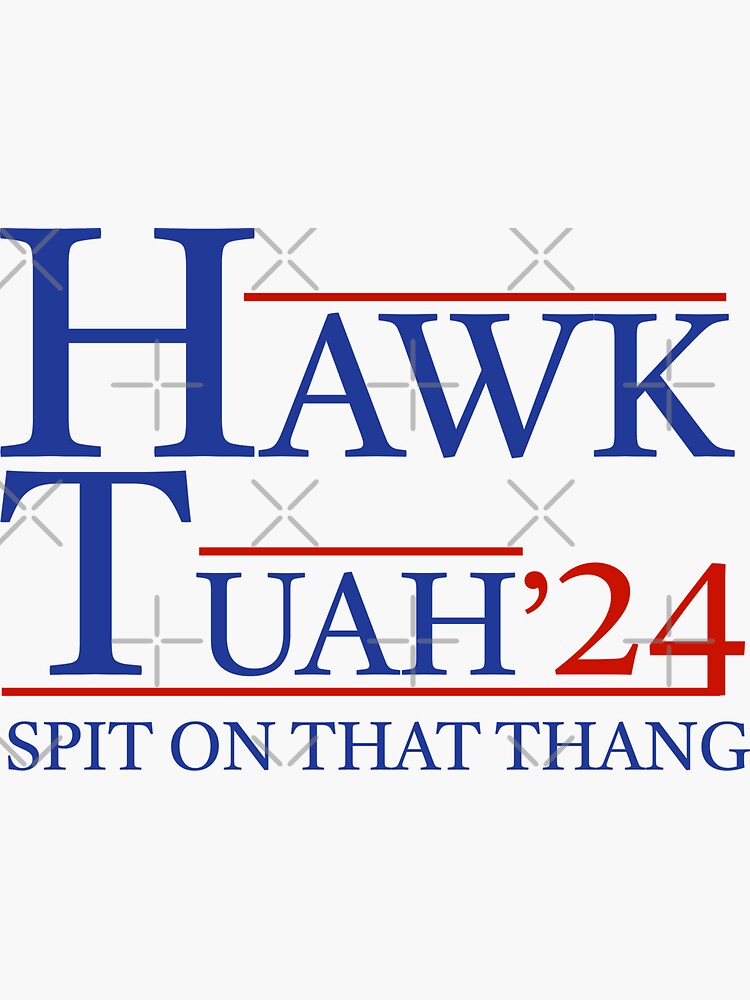 "Hawk Tuah Spit On That Thang Meme " Sticker for Sale by svarupa ...