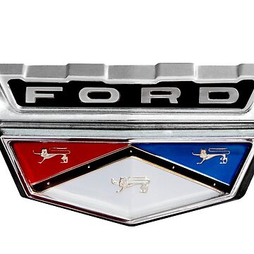 "Ford Crest Emblem" Sticker for Sale by pickreative | Redbubble