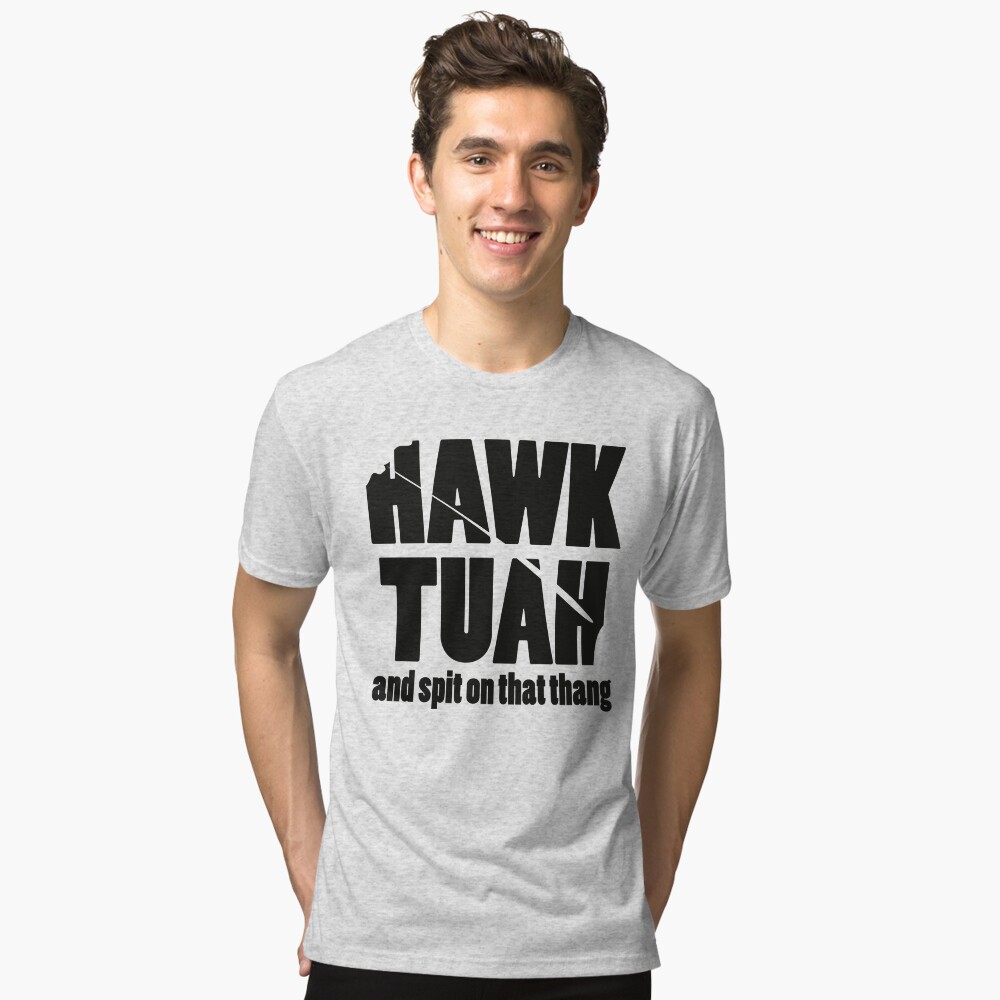 "Hawk tuah text 2" Sticker for Sale by Telrandir | Redbubble