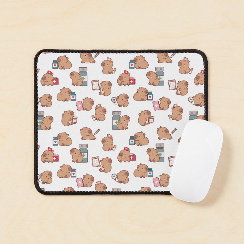 "Medicine Cute Capybara Pack" Sticker for Sale by OlyaLitvinova | Redbubble