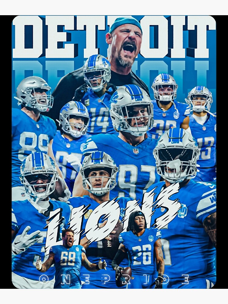 "Art - Detroit Lions" Poster for Sale by kattieham | Redbubble
