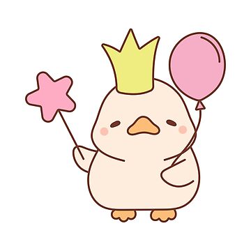 "Kawaii Princess Duck Pack" Sticker for Sale by OlyaLitvinova | Redbubble