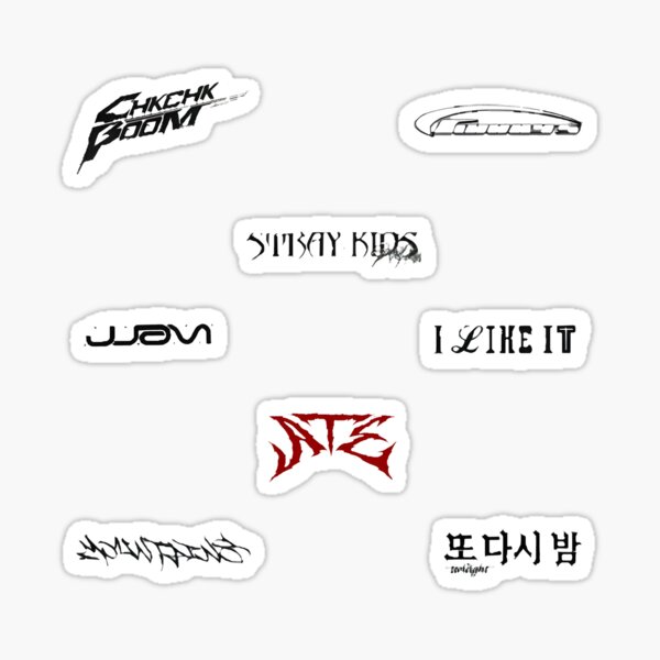"STRAY KIDS ATE Album Tracks 2024 Comeback Logo Sticker KPOP Merch ...