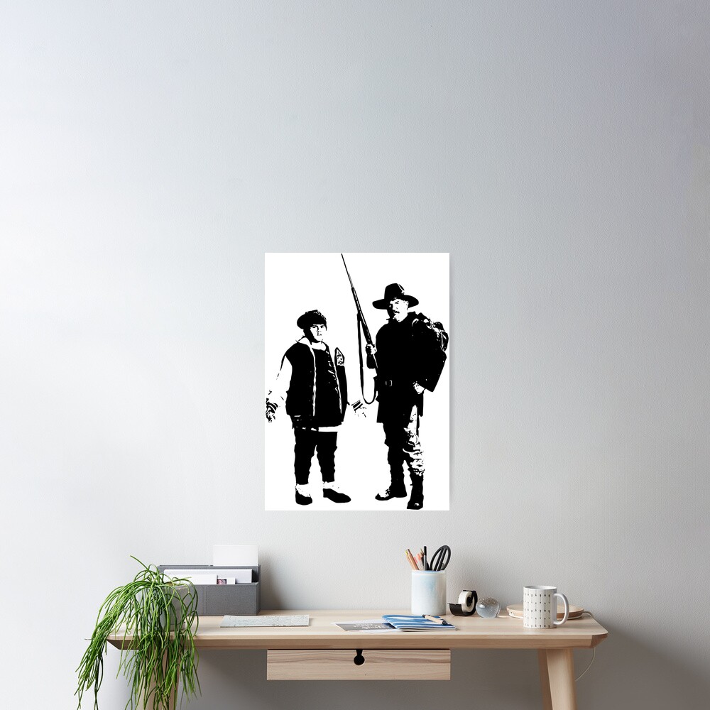 "Ricky Baker and Uncle Hec, Hunt for the Wilderpeople" Poster for Sale ...