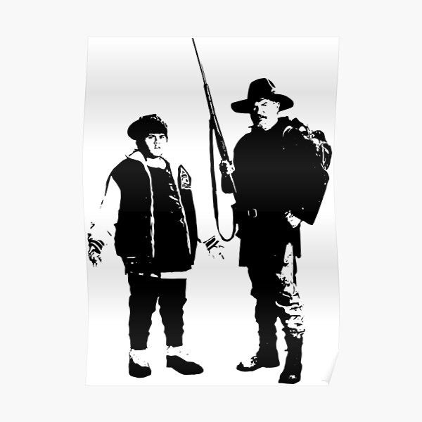 "Ricky Baker and Uncle Hec, Hunt for the Wilderpeople" Poster for Sale ...