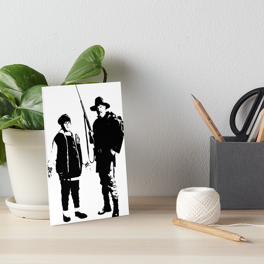 "Ricky Baker and Uncle Hec, Hunt for the Wilderpeople" Art Board Print ...