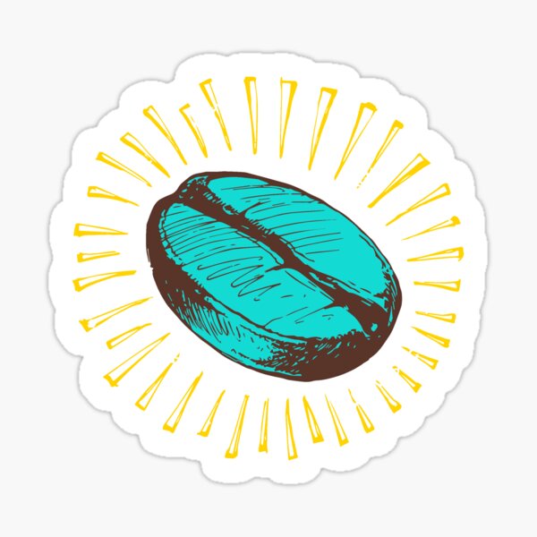 Coffee Bean Stickers | Redbubble