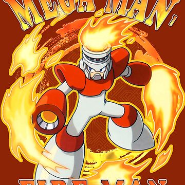 "Mega Man 1 - Fire Storm Fire Man" Essential T-Shirt for Sale by ...