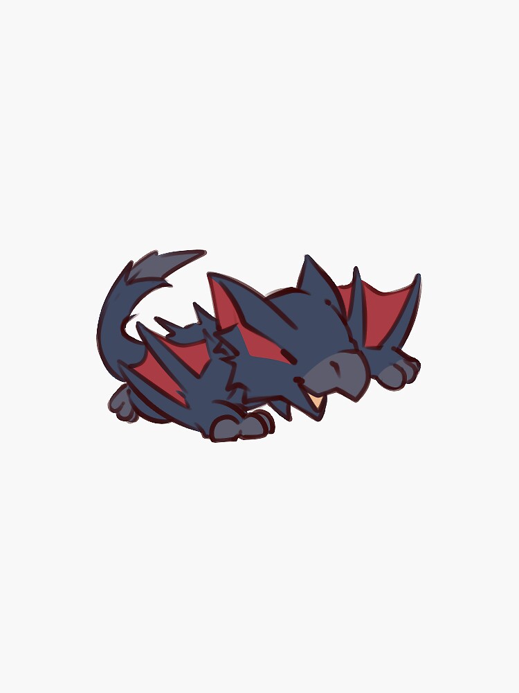 "Monster Hunter Nargacuga Sticker" Sticker for Sale by mil17459623 | Redbubble