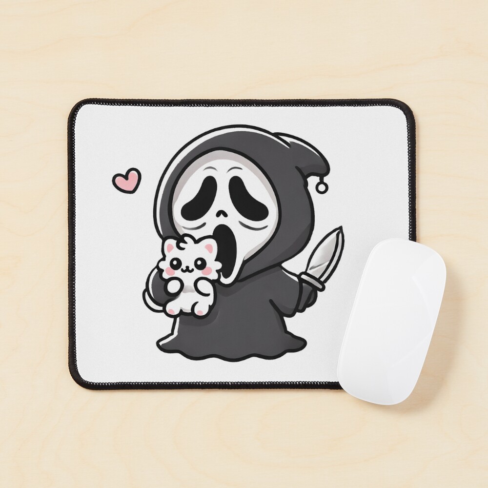"A Slasher But Cute" Sticker for Sale by asilentcowbell | Redbubble