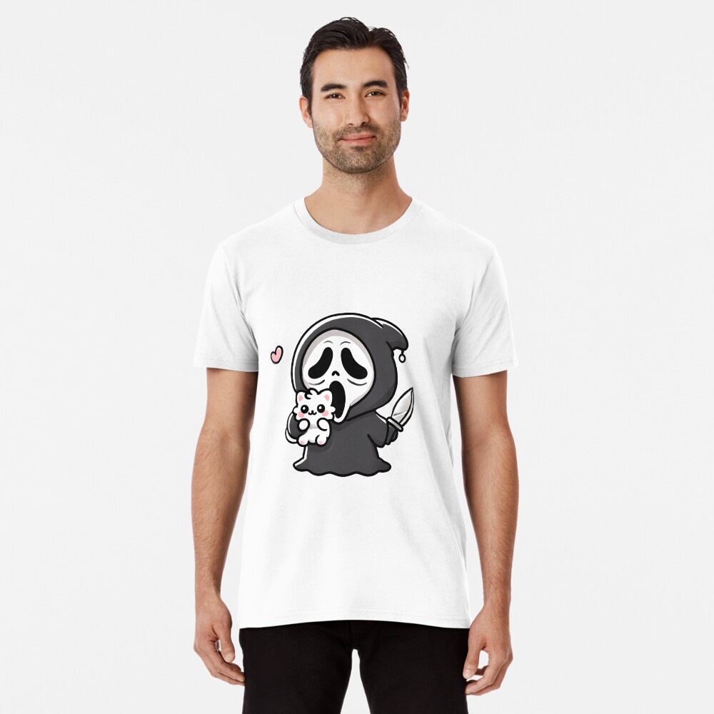 "A Slasher But Cute" Sticker for Sale by asilentcowbell | Redbubble