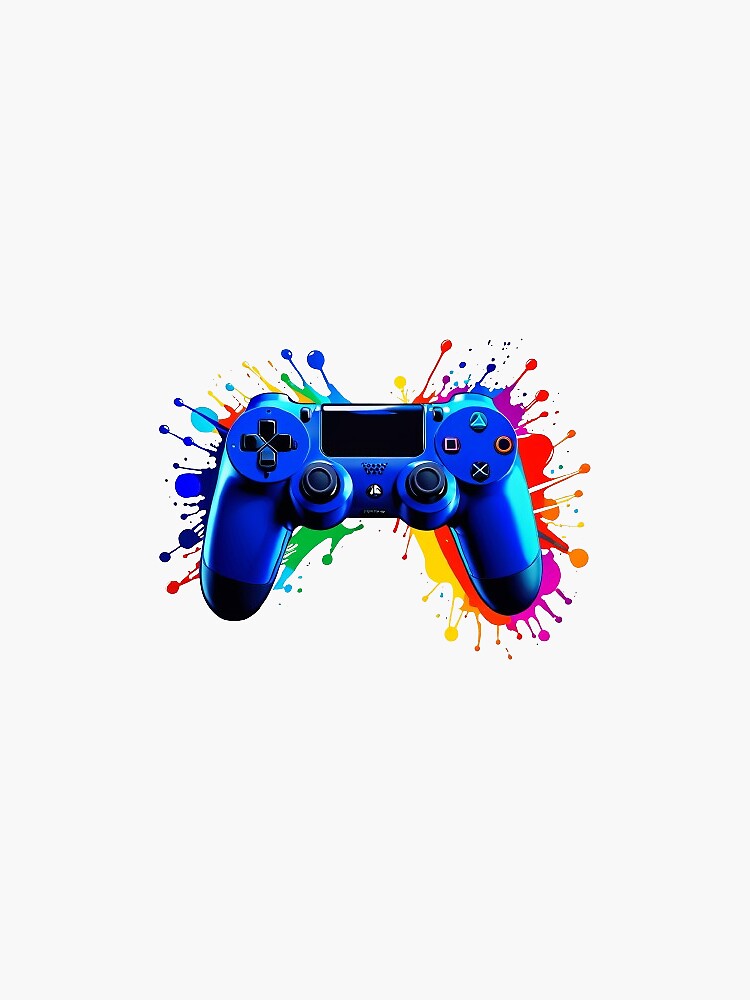 "Joystick Sticker: Iconic Gamer Art" Sticker for Sale by Jr-Mensagens ...