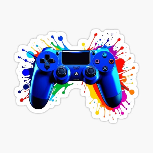 "Joystick Sticker: Iconic Gamer Art" Sticker for Sale by Jr-Mensagens ...